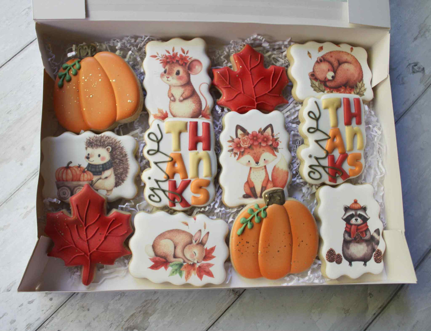 Dozen/Half Dozen Give Thanks Set – Cookies by Christine